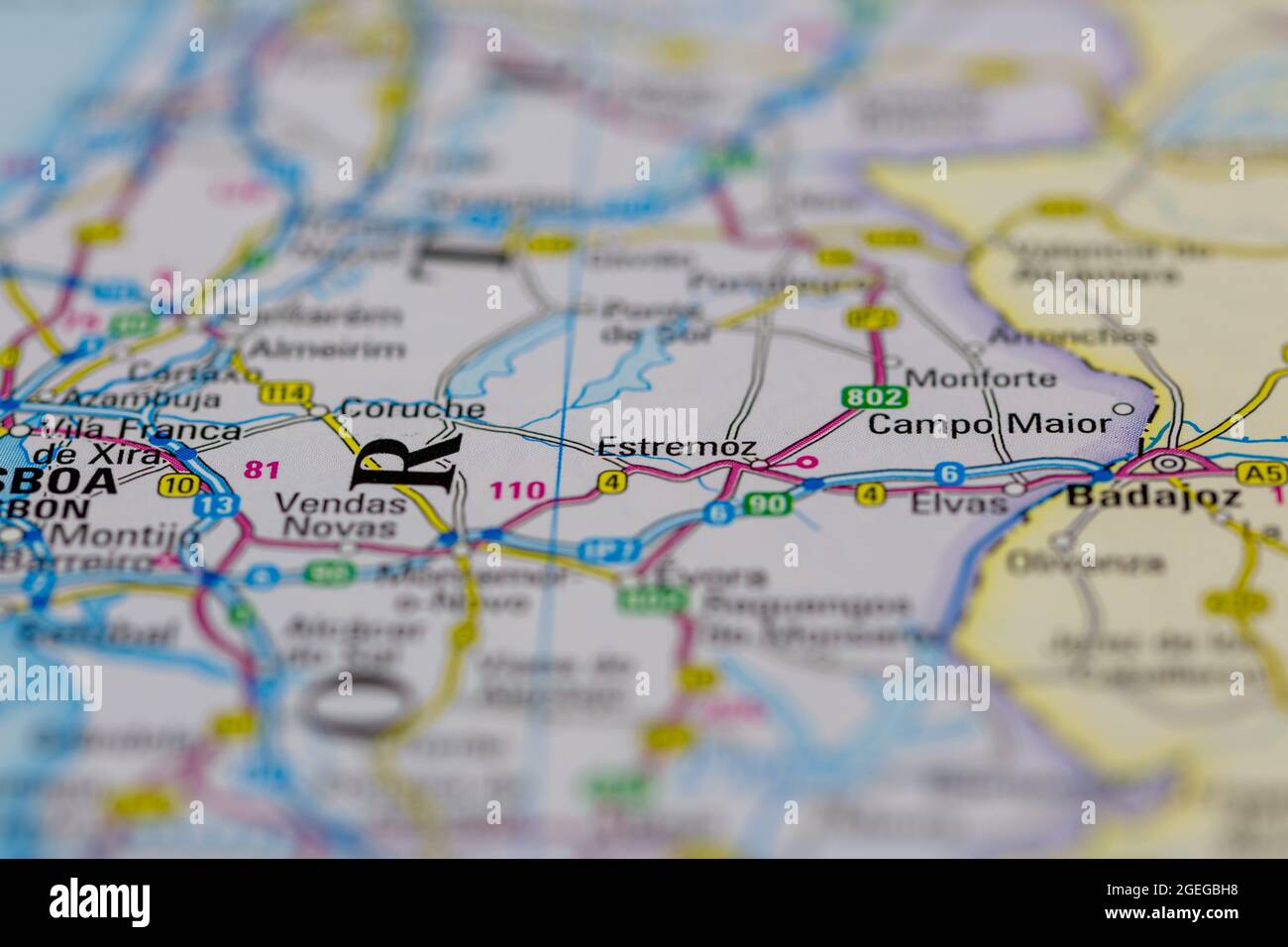 Map of estremoz portugal hi-res stock photography and images - Alamy