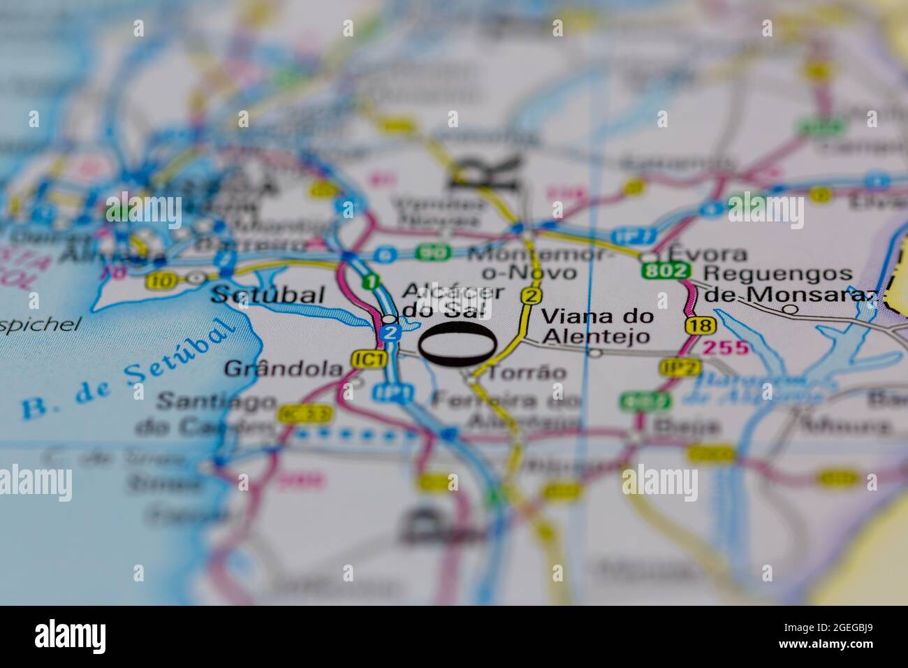 Alcacer do sal map hi-res stock photography and images - Alamy