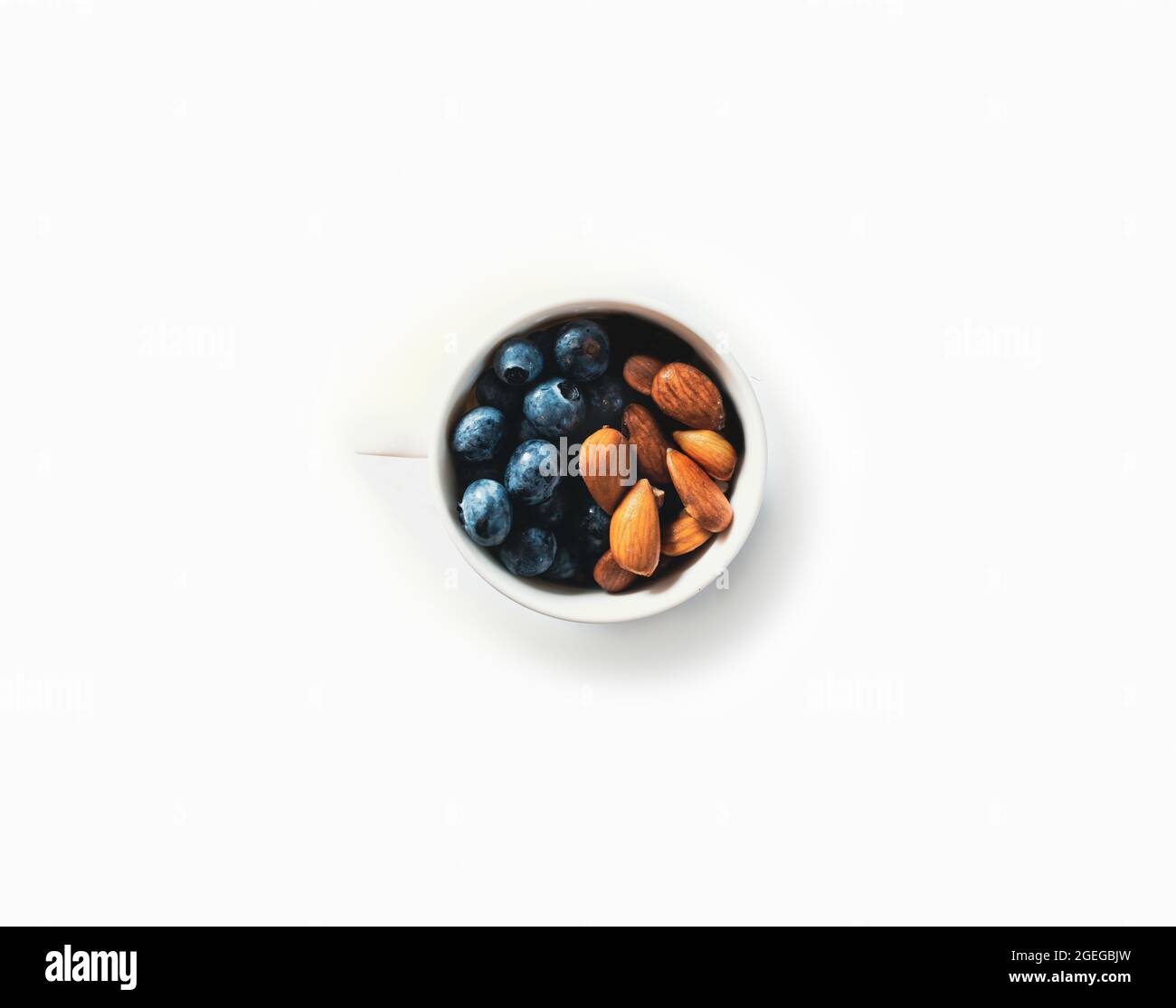 Berries breakfast almonds Cut Out Stock Images & Pictures - Alamy