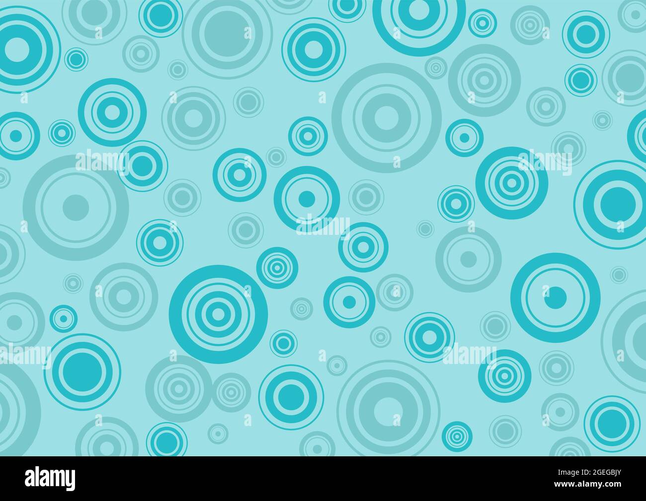 Blue Circles Pattern Stock Vector Image & Art - Alamy
