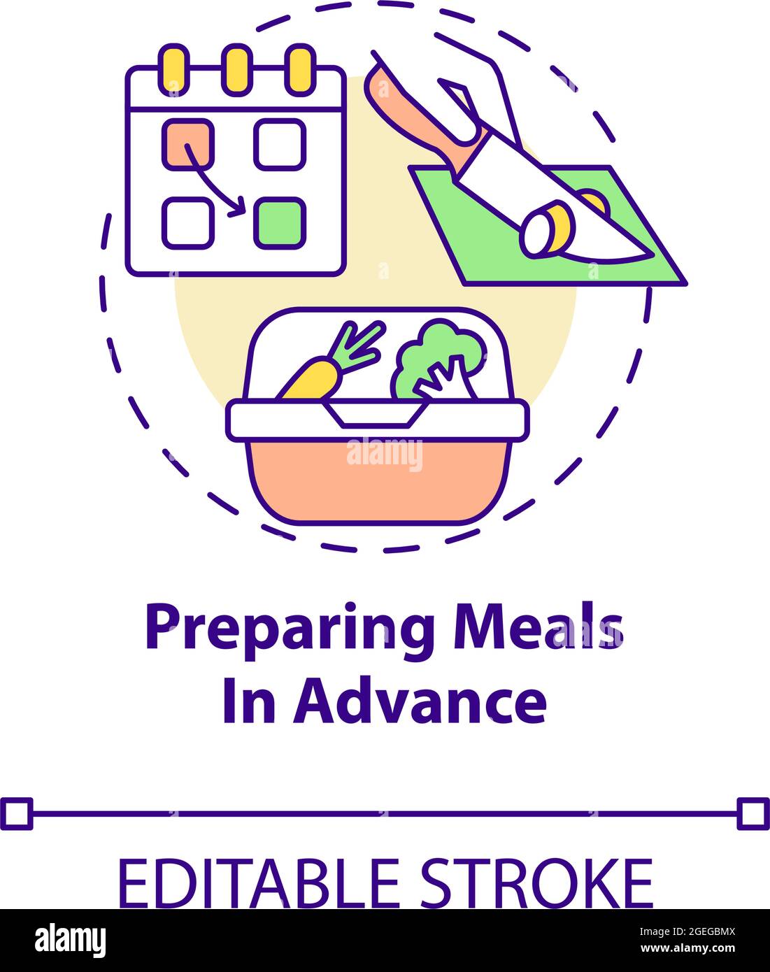 Prep container Stock Vector Images - Alamy