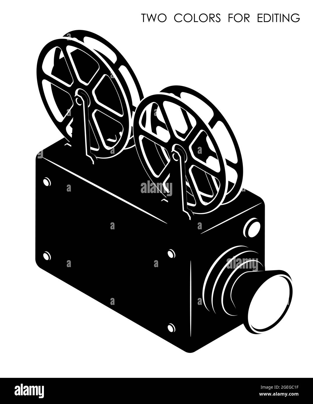 Old mobile footage Stock Vector Images - Alamy