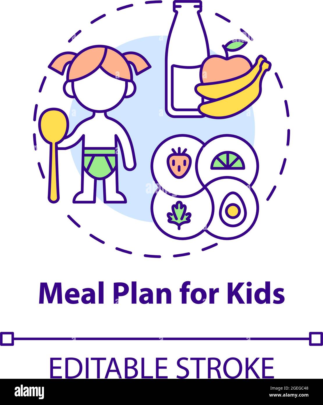 Kids meal box Stock Vector Images - Alamy