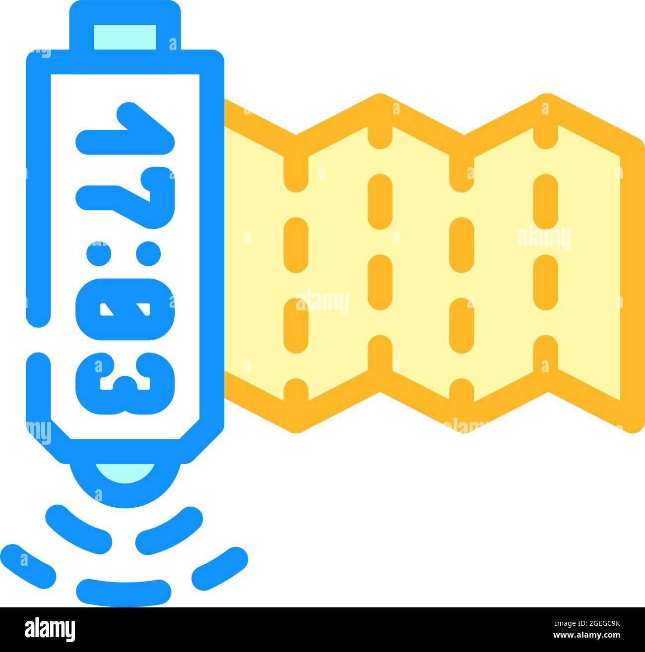 gps watch color icon vector illustration Stock Vector Image & Art - Alamy