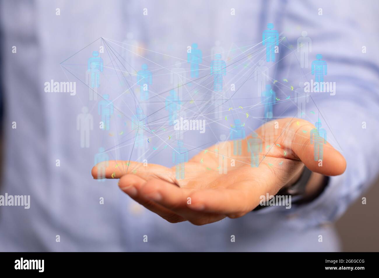Conference teamwork connection digital concept Stock Photo - Alamy