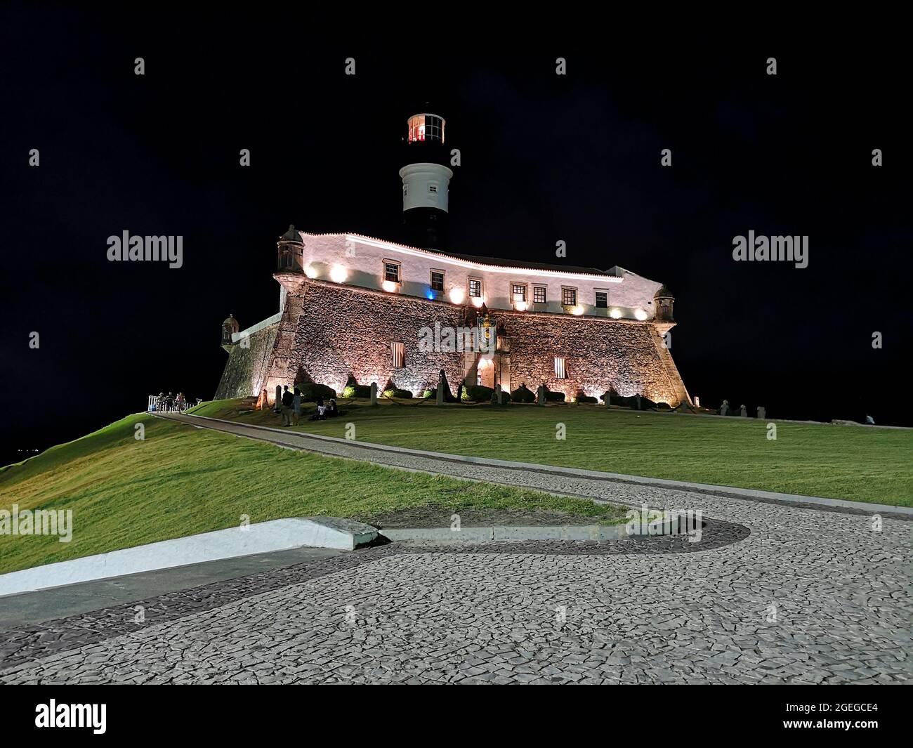 Night view of Barra Lighthouse Salvador, Bahia, Brazil Stock Photo - Alamy