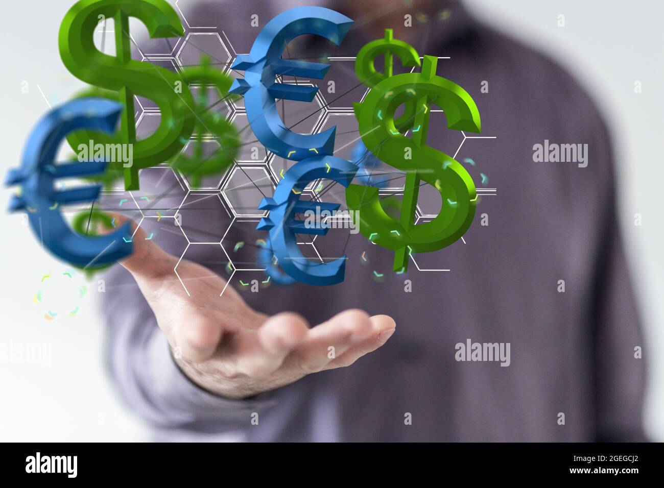 Main world currency theme is dollar and euro background Stock Photo - Alamy