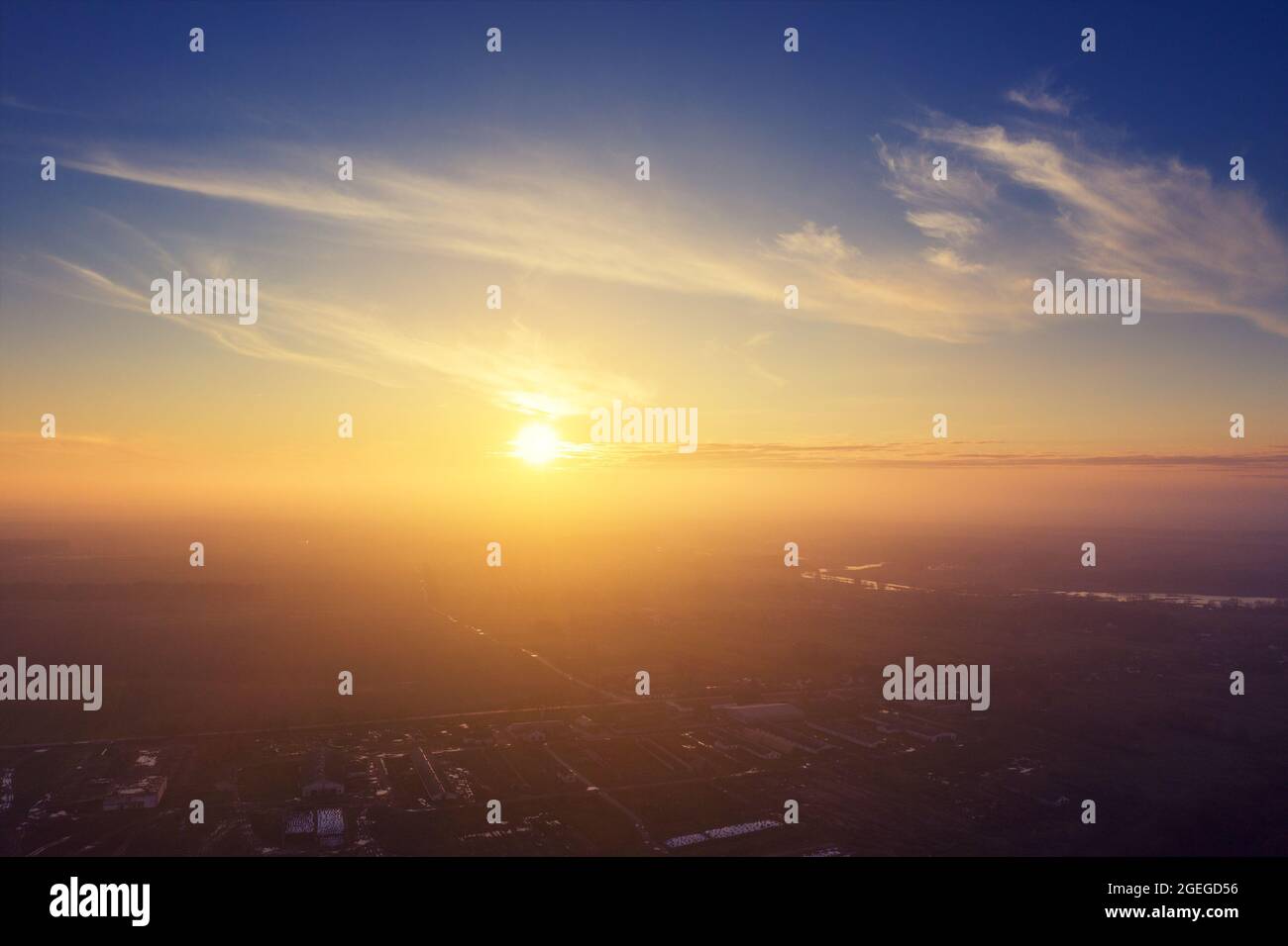 Colorful cloudy sky at sunset. Sky texture abstract nature background ...