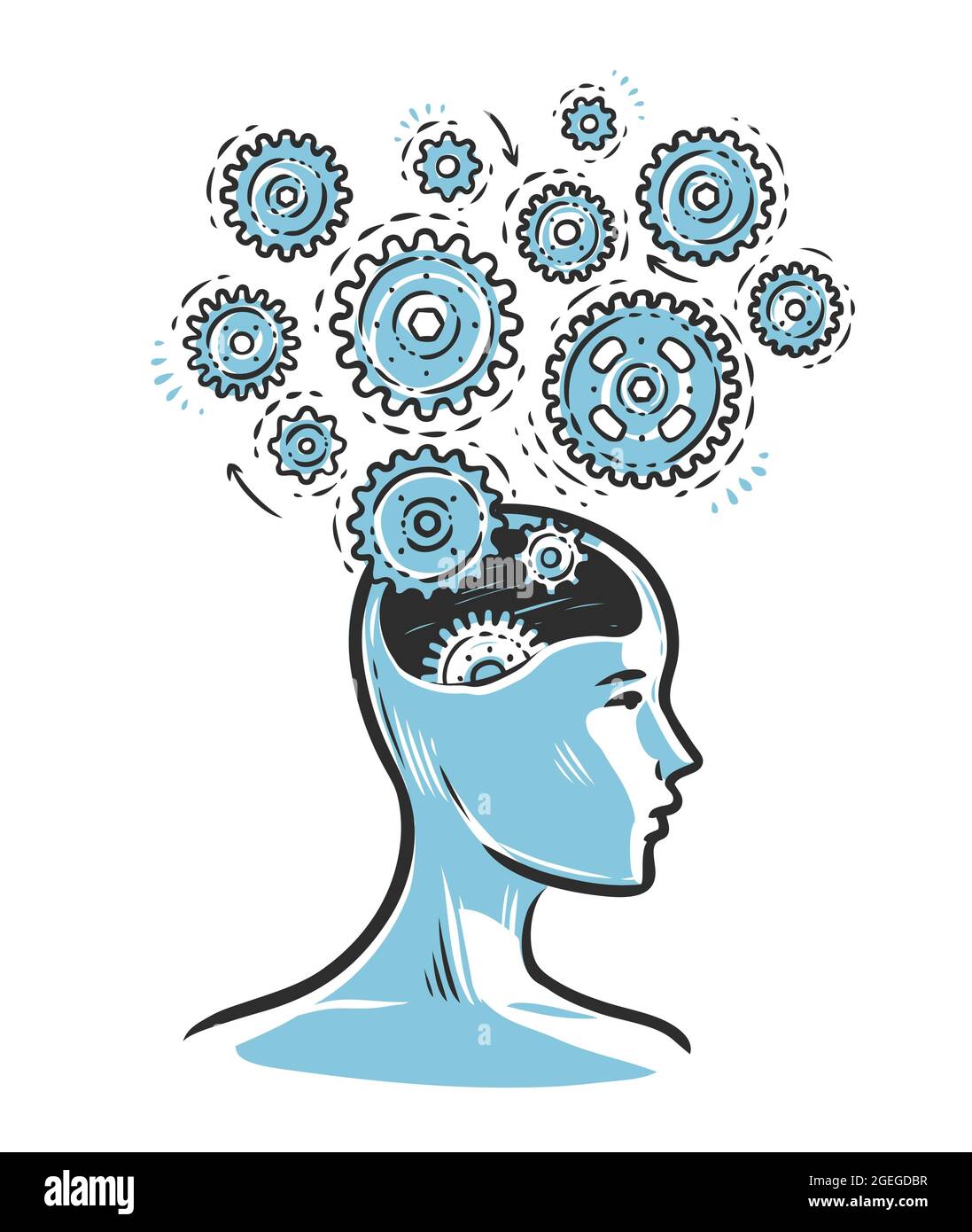 Ideas generation Stock Vector Images - Alamy