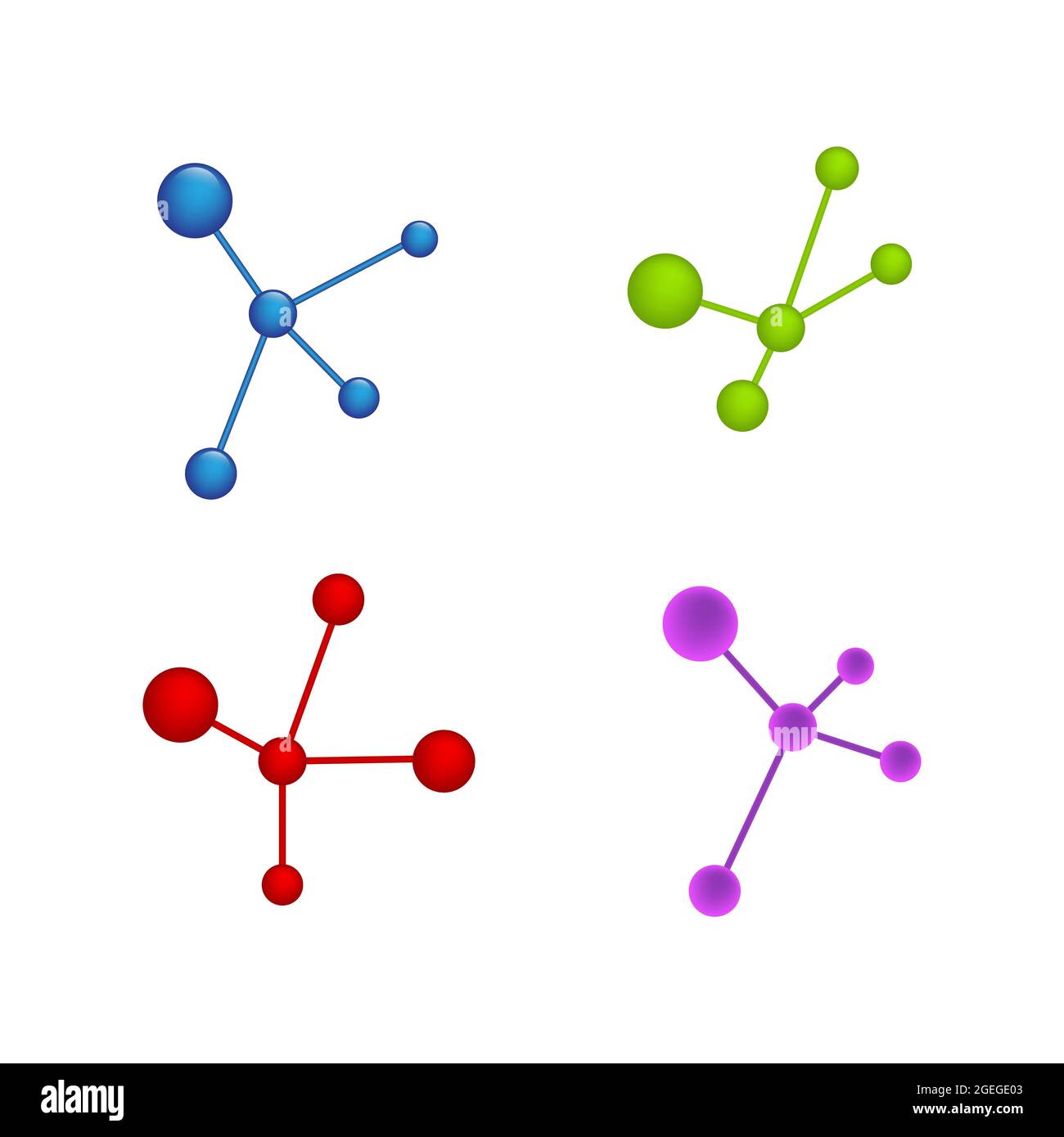 Molecule symbol logo template vector illustration design Stock Photo ...