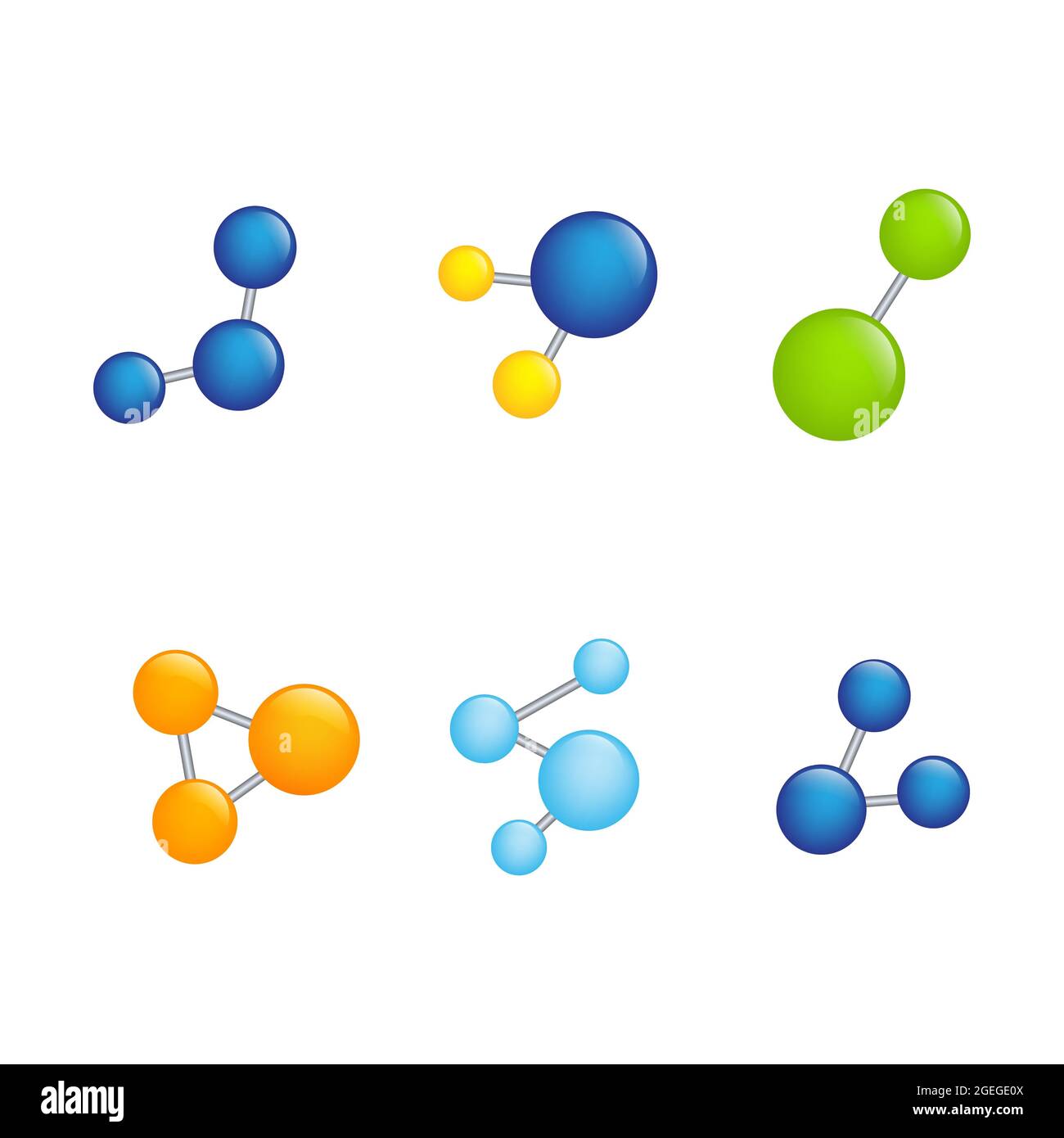 Molecule symbol logo template vector illustration design Stock Photo ...