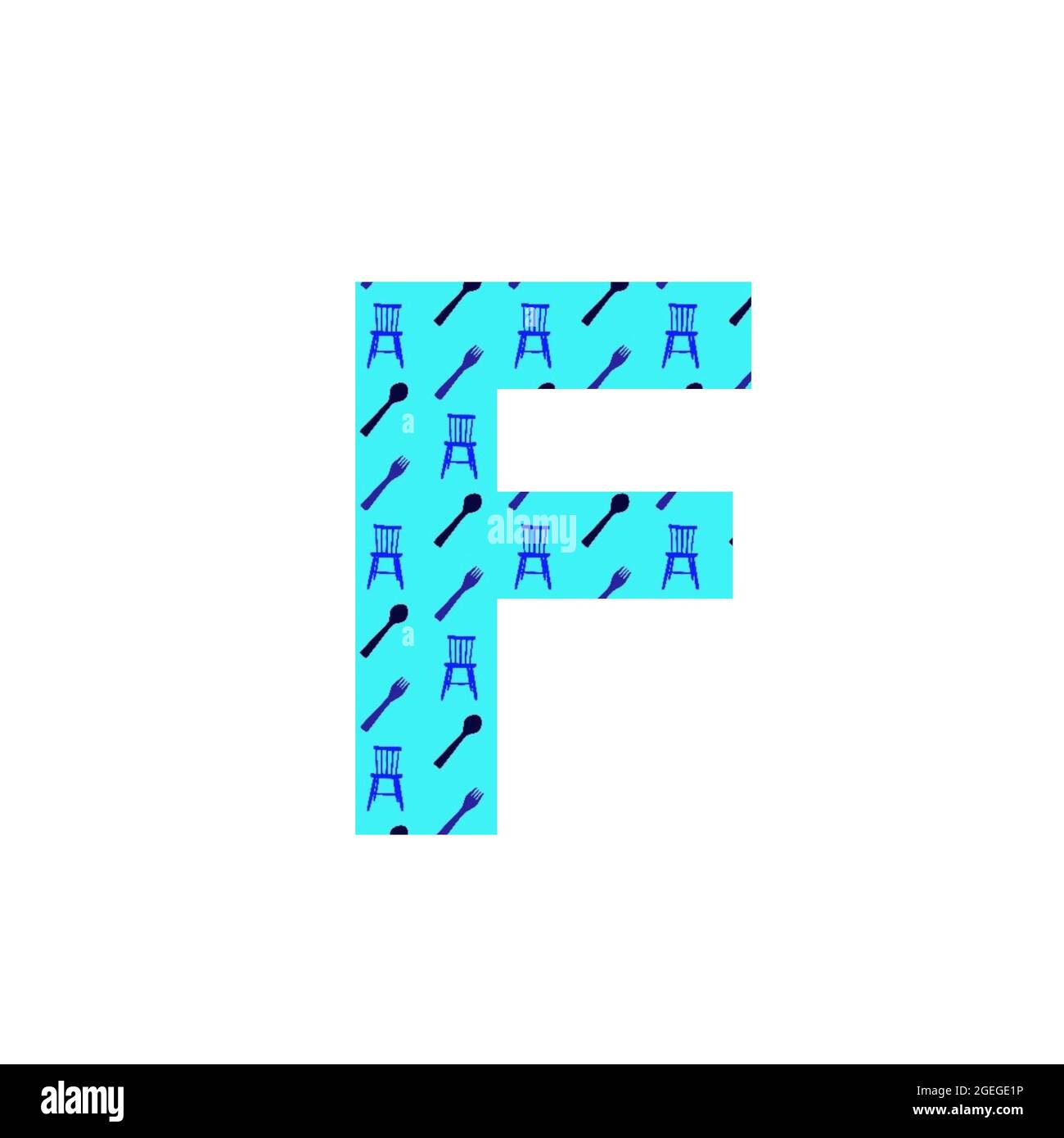 F fork logo Cut Out Stock Images & Pictures - Alamy
