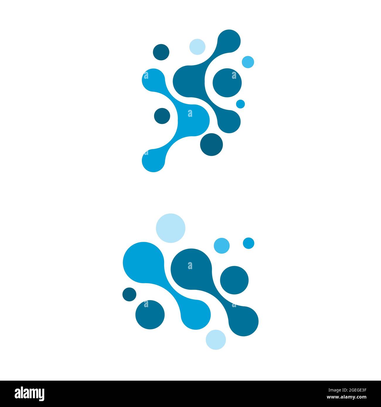 Molecule symbol logo template vector illustration design Stock Photo ...