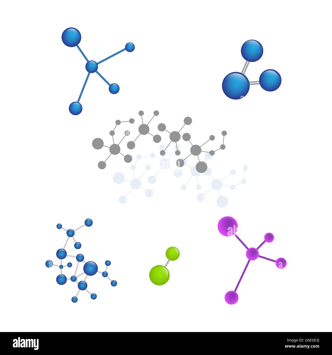 Molecule symbol logo template vector illustration design Stock Photo ...