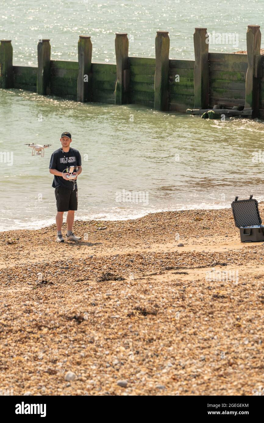 Drone being landed by case hi-res stock photography and images - Alamy