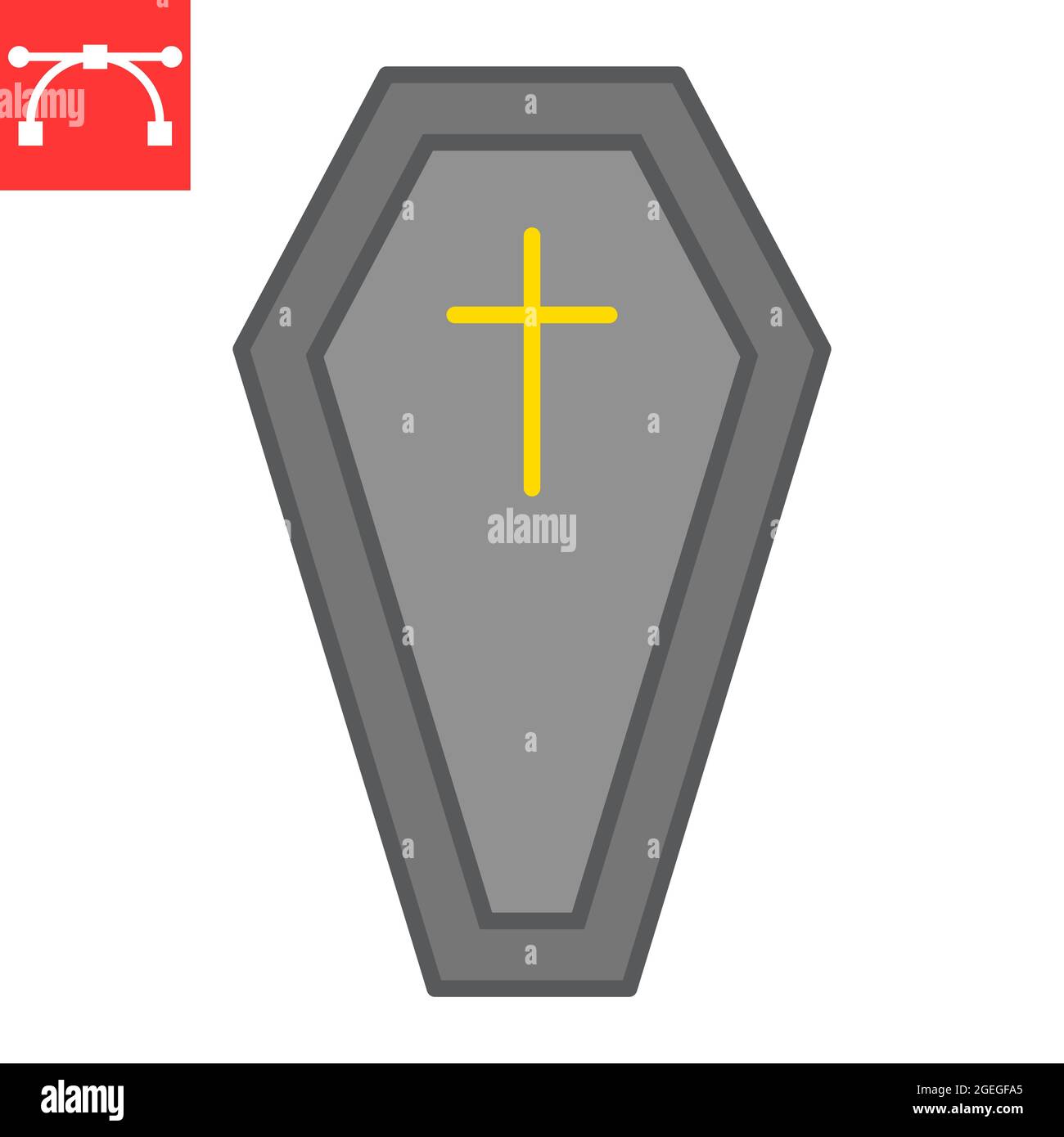 Cemetery casket Stock Vector Images - Alamy