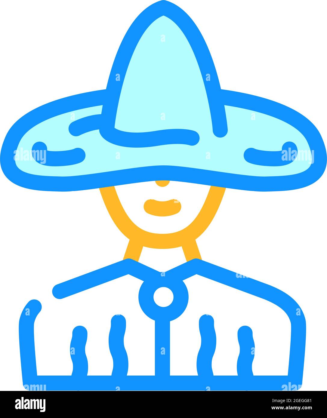 wizard fantasy character color icon vector illustration Stock Vector ...