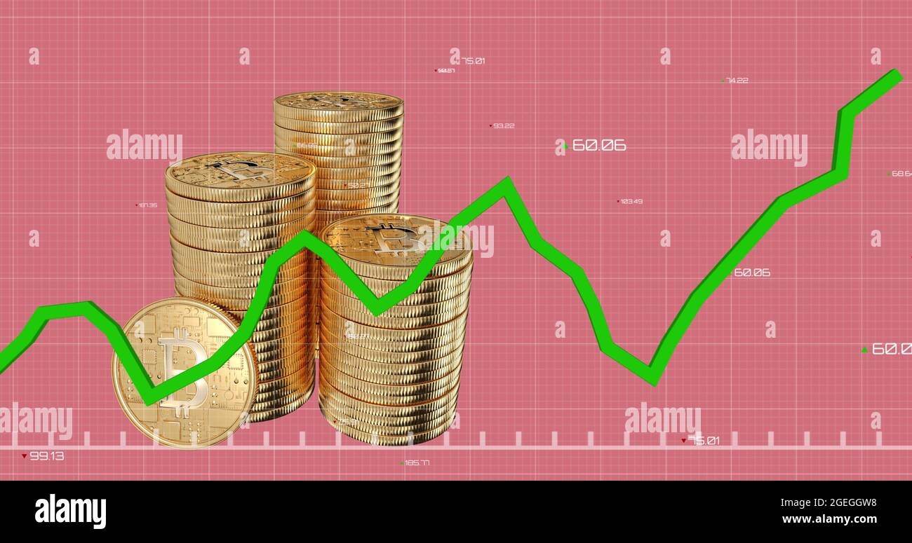 Pink line graph hi-res stock photography and images - Alamy