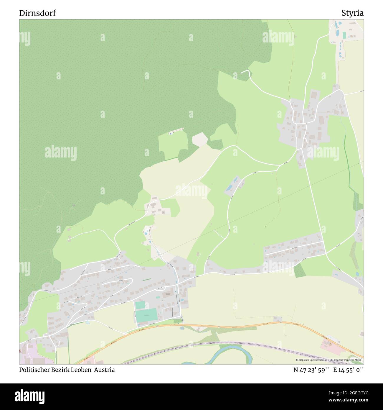 Leoben map hi-res stock photography and images - Alamy