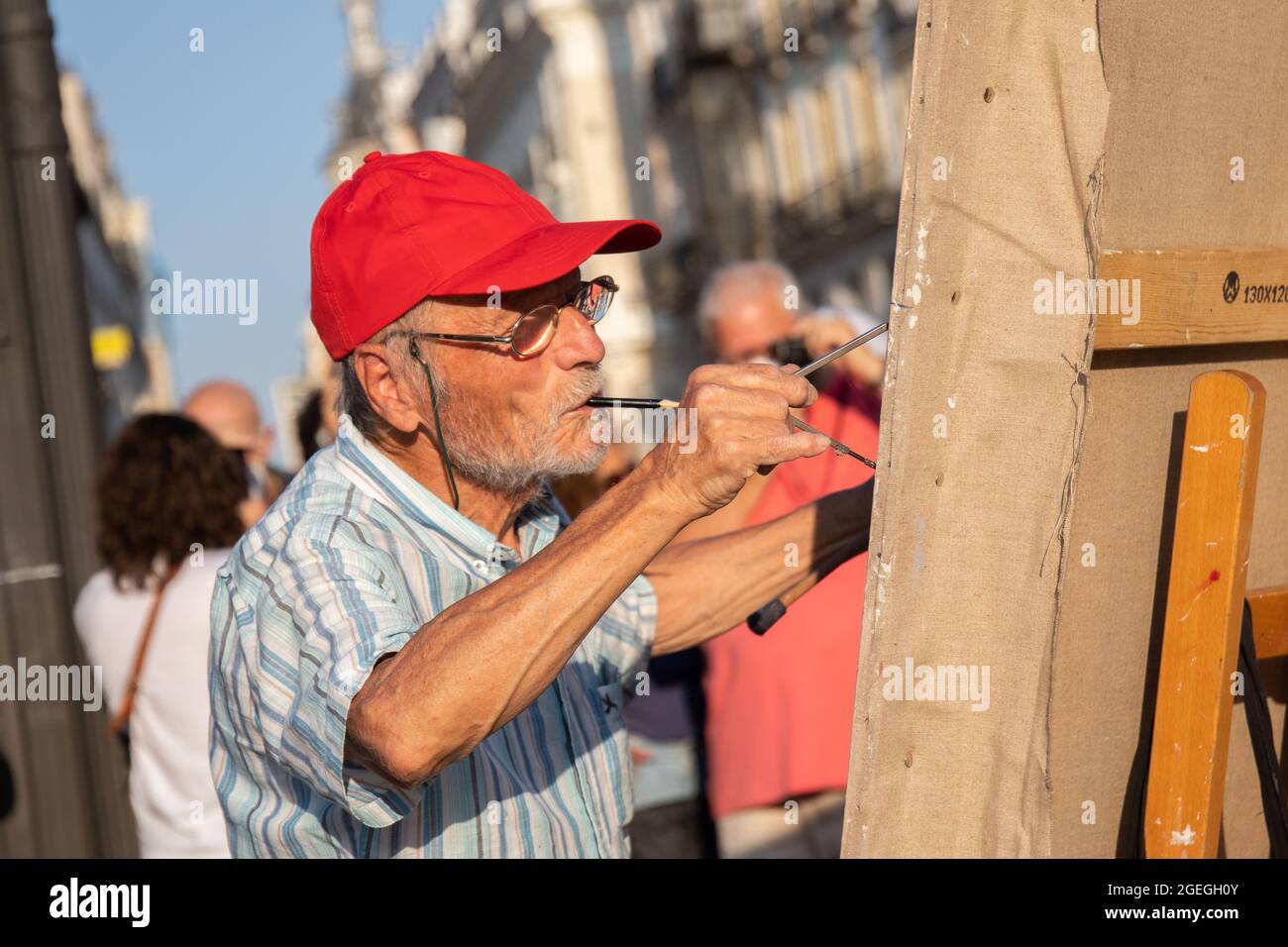 Madrid, Spain. 19th Aug, 2021. The Spanish hyper realistic painter ...