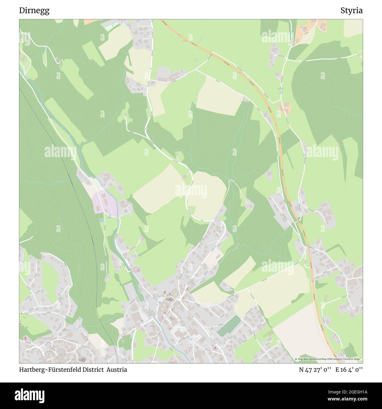 Dirnegg, Hartberg-Fürstenfeld District, Austria, Styria, N 47 27' 0 ...