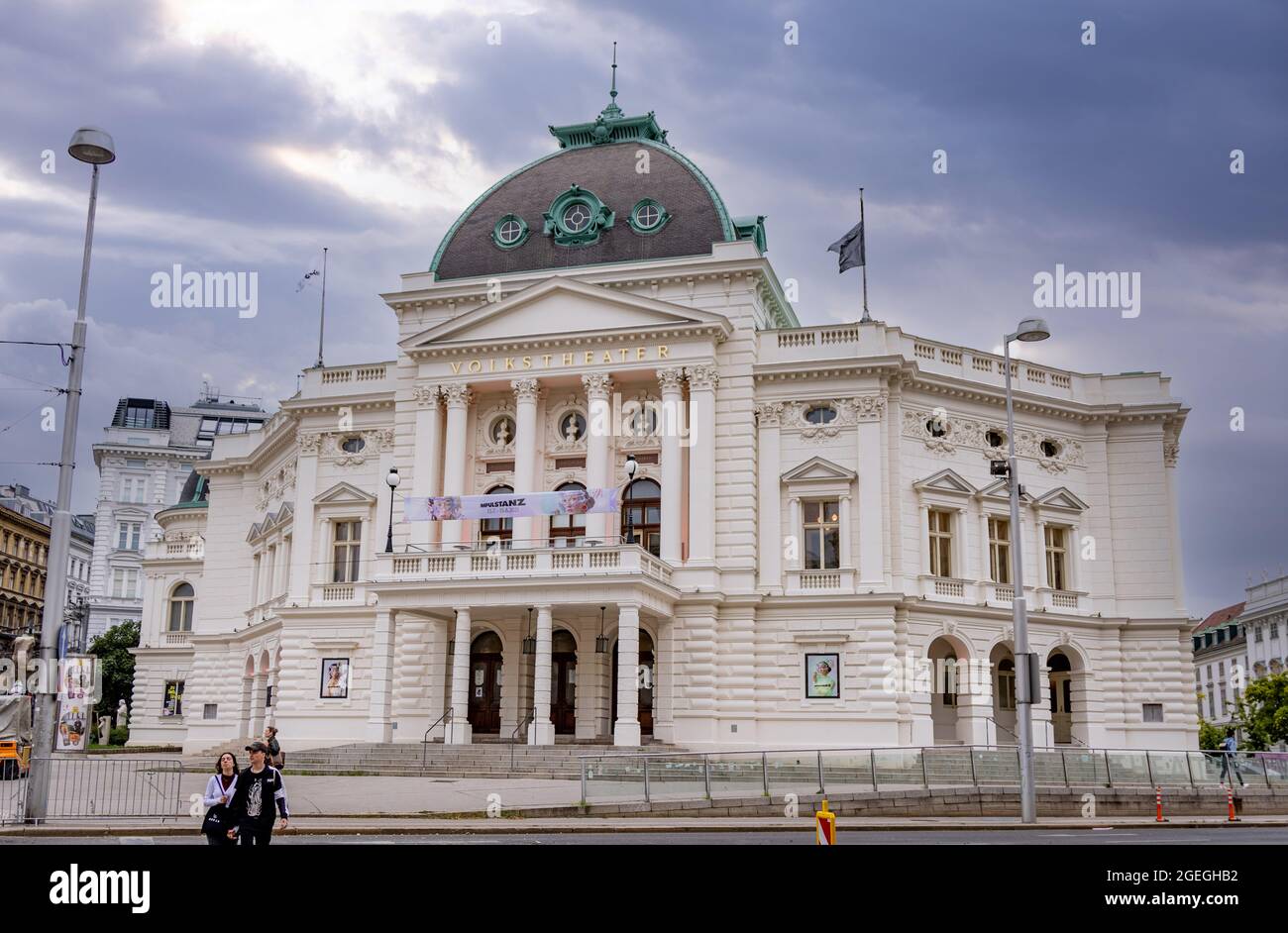 Folk Theatre in the city of Vienna also called Volkstheater - VIENNA ...