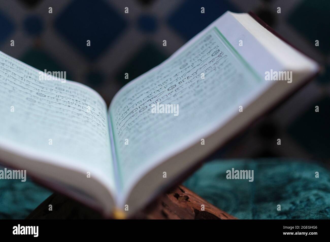 The Koran, holy book of Islam Stock Photo - Alamy