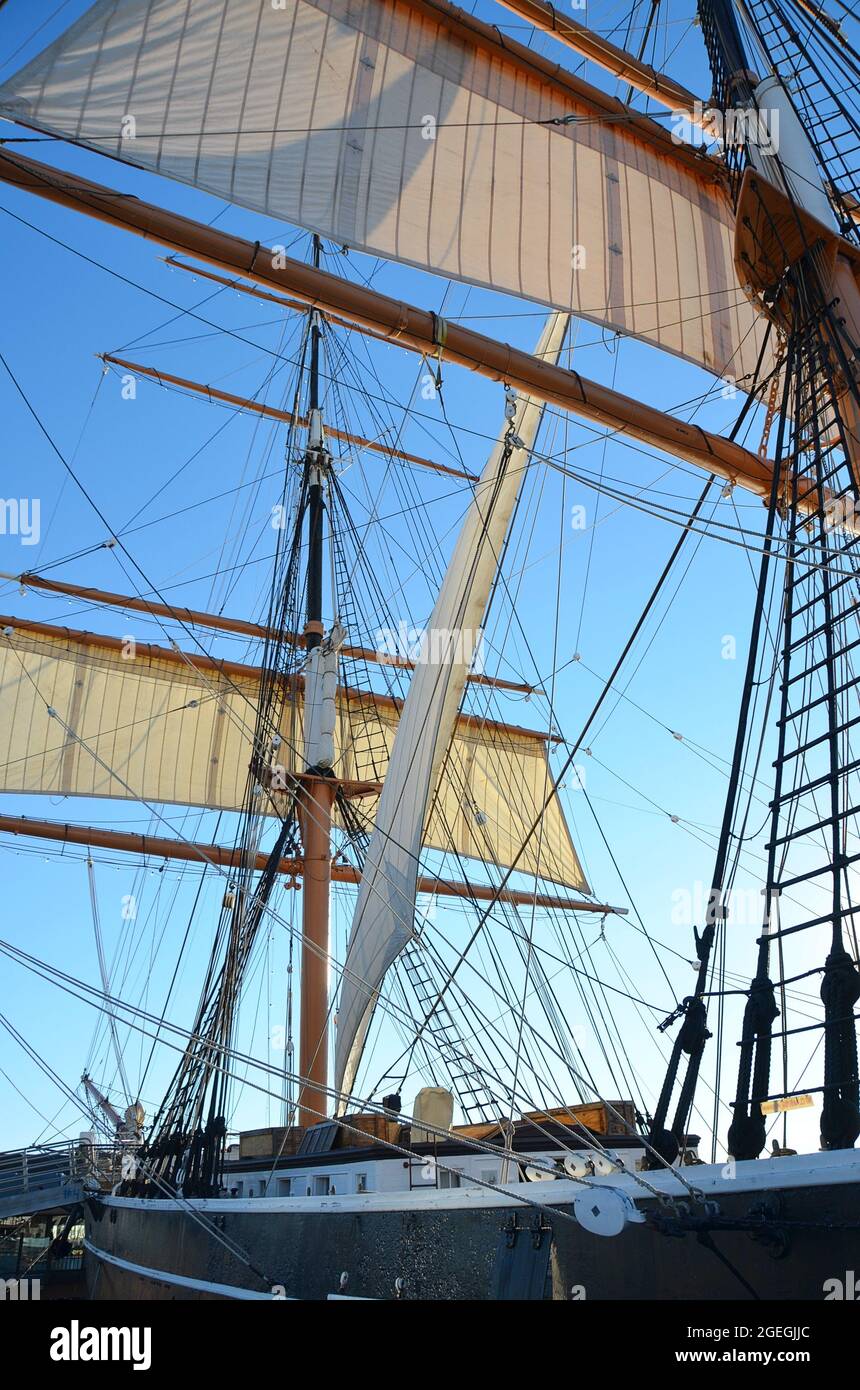 Worlds oldest active sailing ship hi-res stock photography and images ...