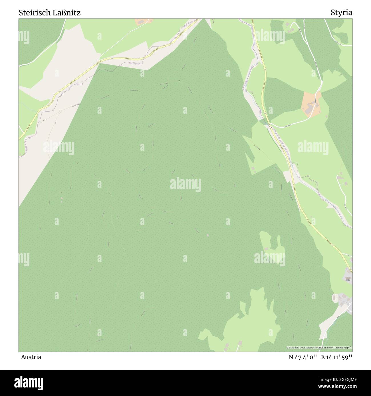 Styria austria map hi-res stock photography and images - Alamy