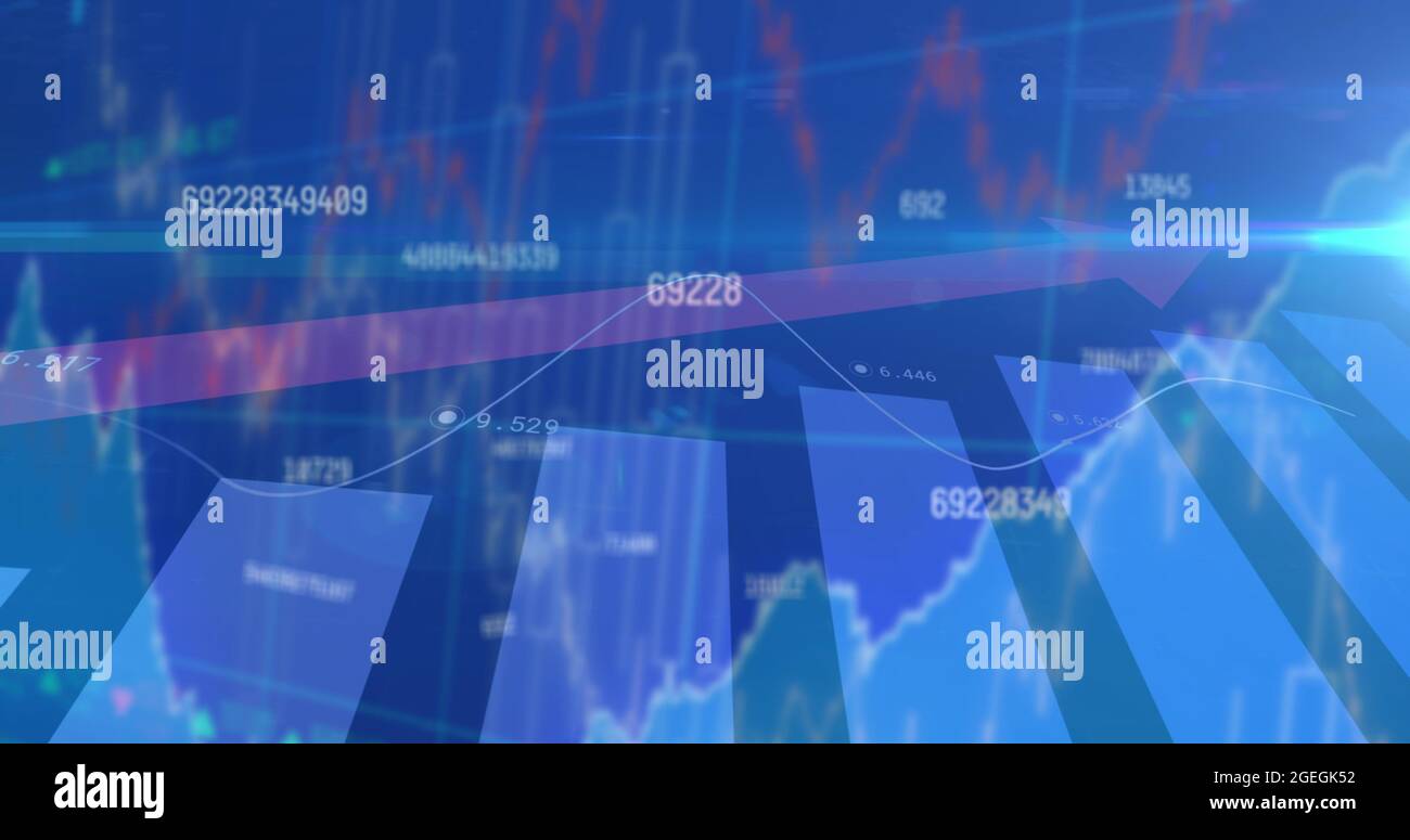 Multiple changing numbers red arrow hi-res stock photography and images - Alamy