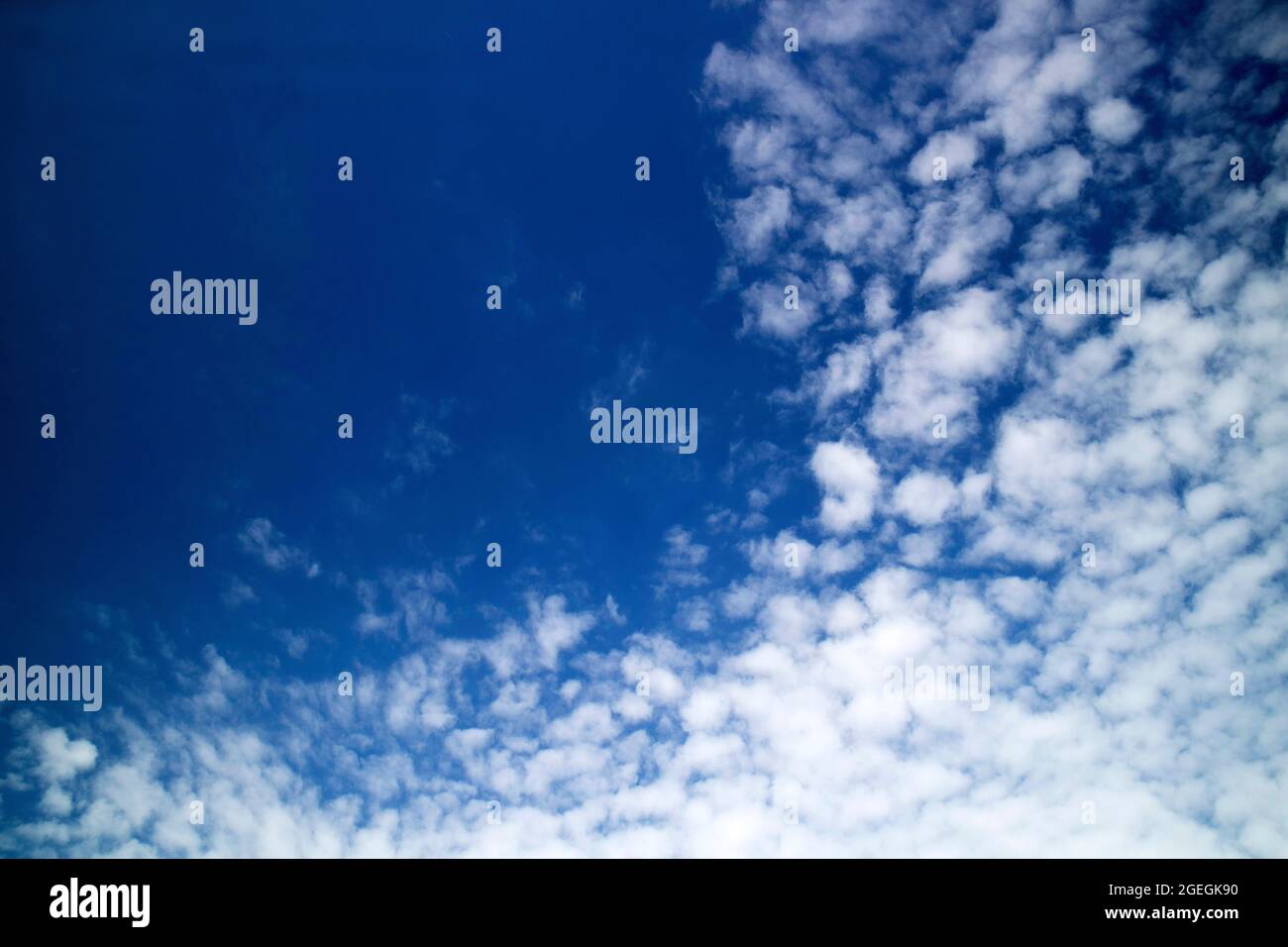 Photo shoot of the composition of the clouds in a blue sky Stock Photo ...