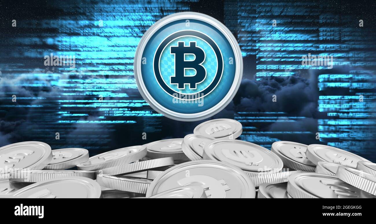 Bitcoin stack 4k Stock Photo - Alamy