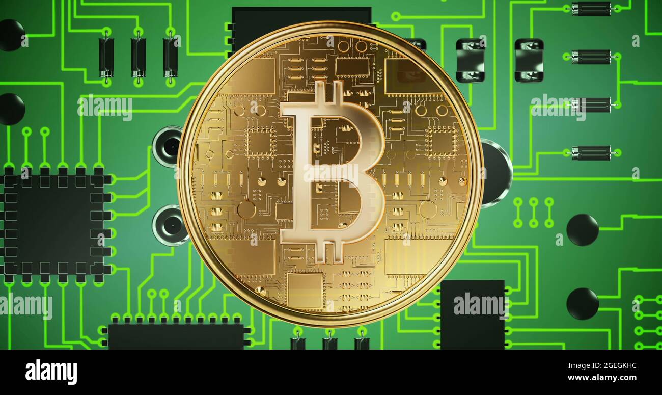 Bitcoin mining 4k Stock Photo - Alamy