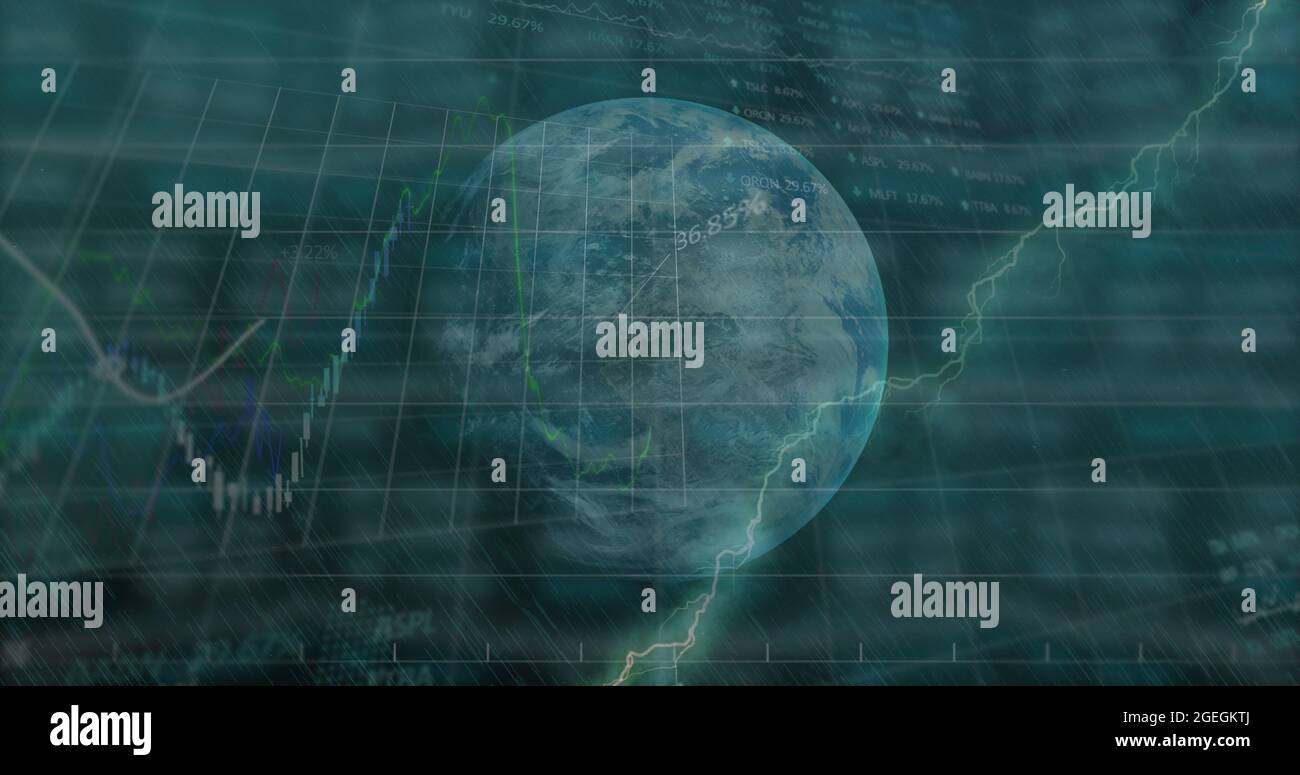 Spinning globe map hi-res stock photography and images - Alamy