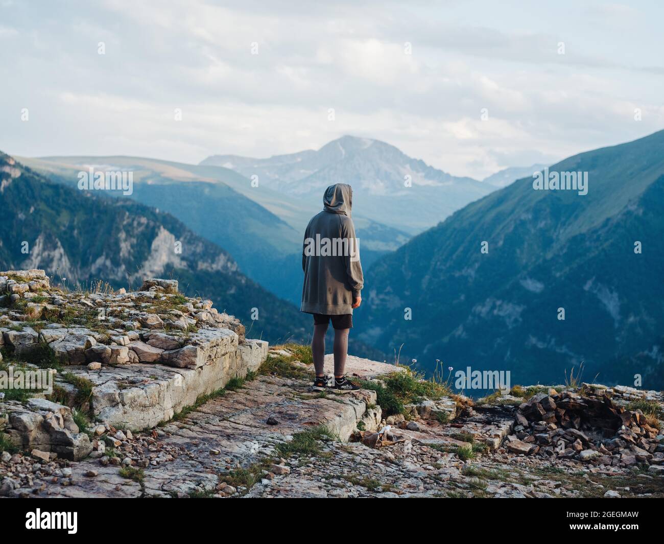 Mountain nature clouds travel freedom landscape Stock Photo - Alamy