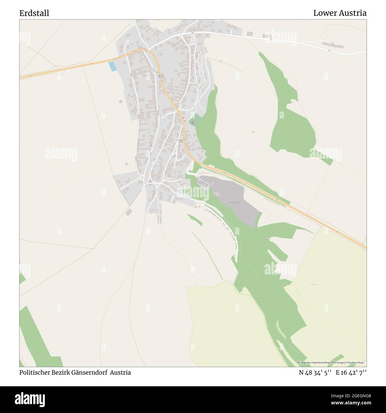 Erdstall, Politischer Bezirk Gänserndorf, Austria, Lower Austria, N 48 ...