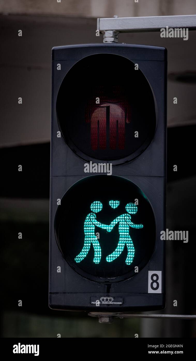 Traffic Light Symbols In The City Of Vienna VIENNA AUSTRIA EUROPE traffic-light-symbols-in-the-city-of-vienna-vienna-austria-europe