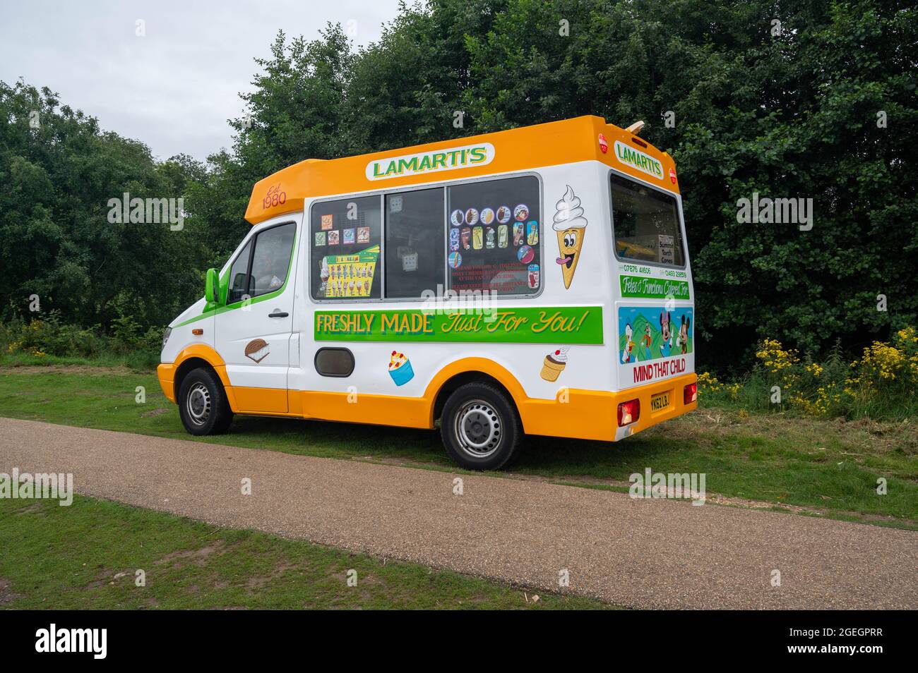 Lamartis ice cream van hi-res stock photography and images - Alamy