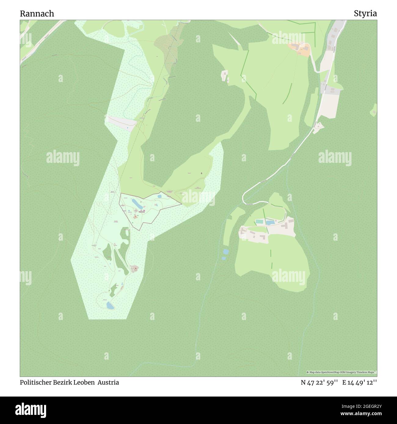 Leoben map hi-res stock photography and images - Alamy