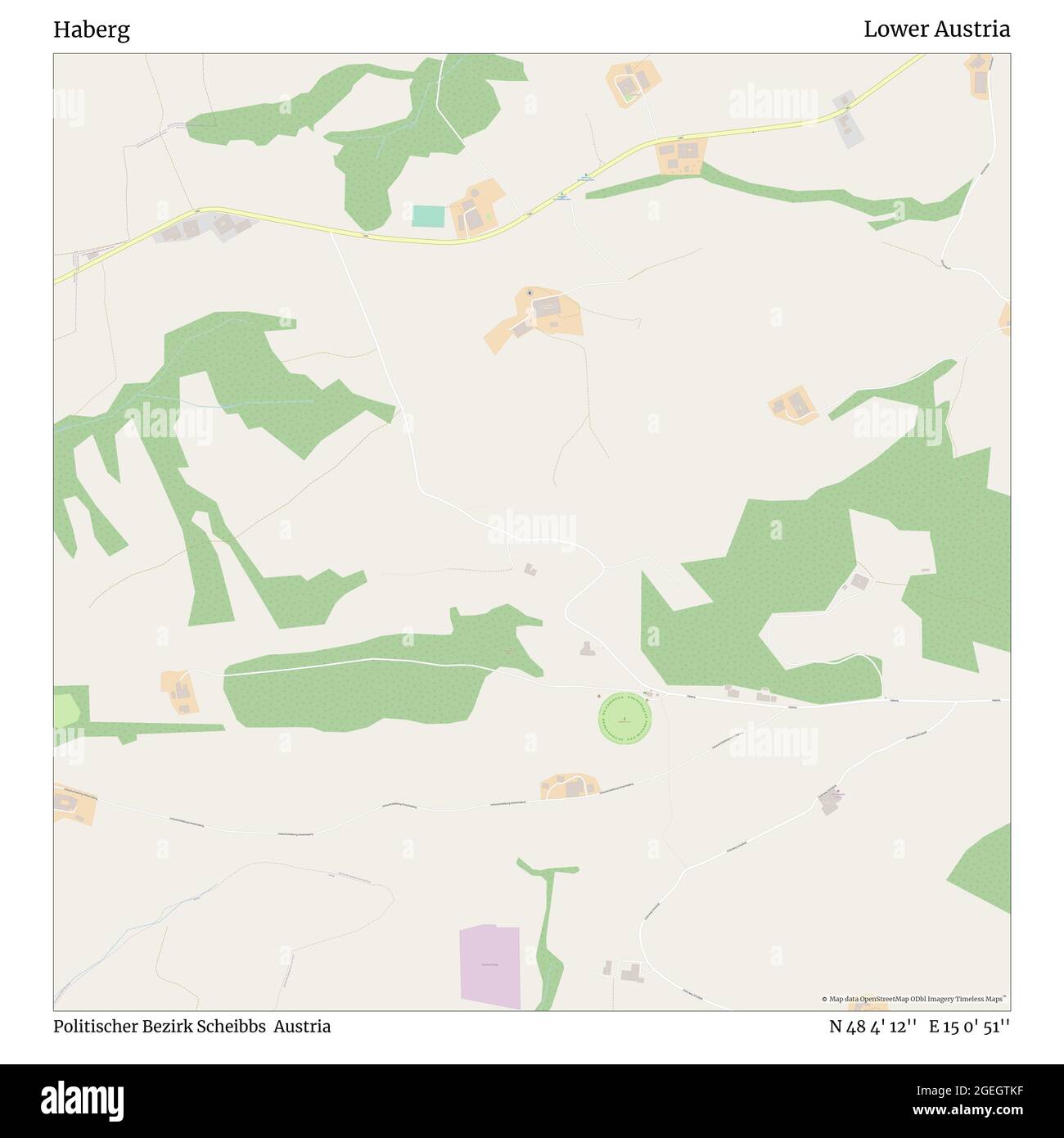 Haberg, Politischer Bezirk Scheibbs, Austria, Lower Austria, N 48 4' 12 ...