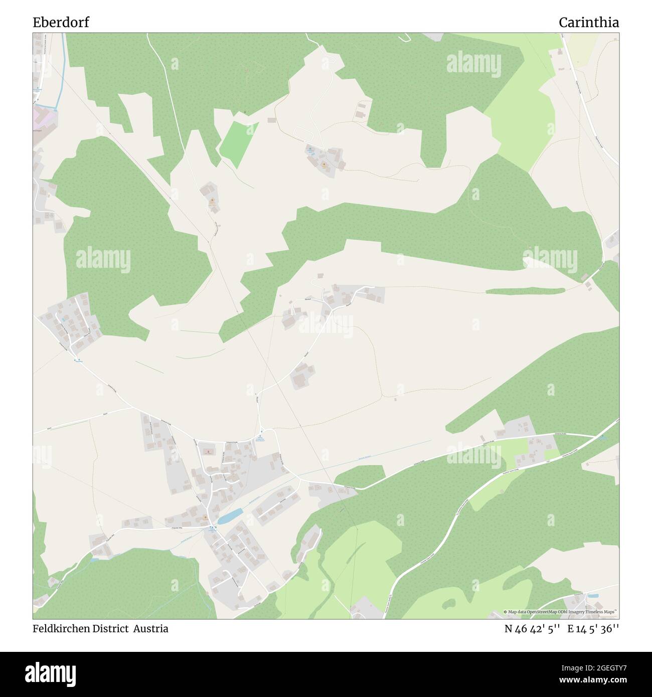 Eberdorf, Feldkirchen District, Austria, Carinthia, N 46 42' 5'', E 14 ...