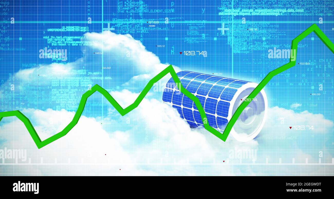 Green graph over grid network and data processing against solar ...