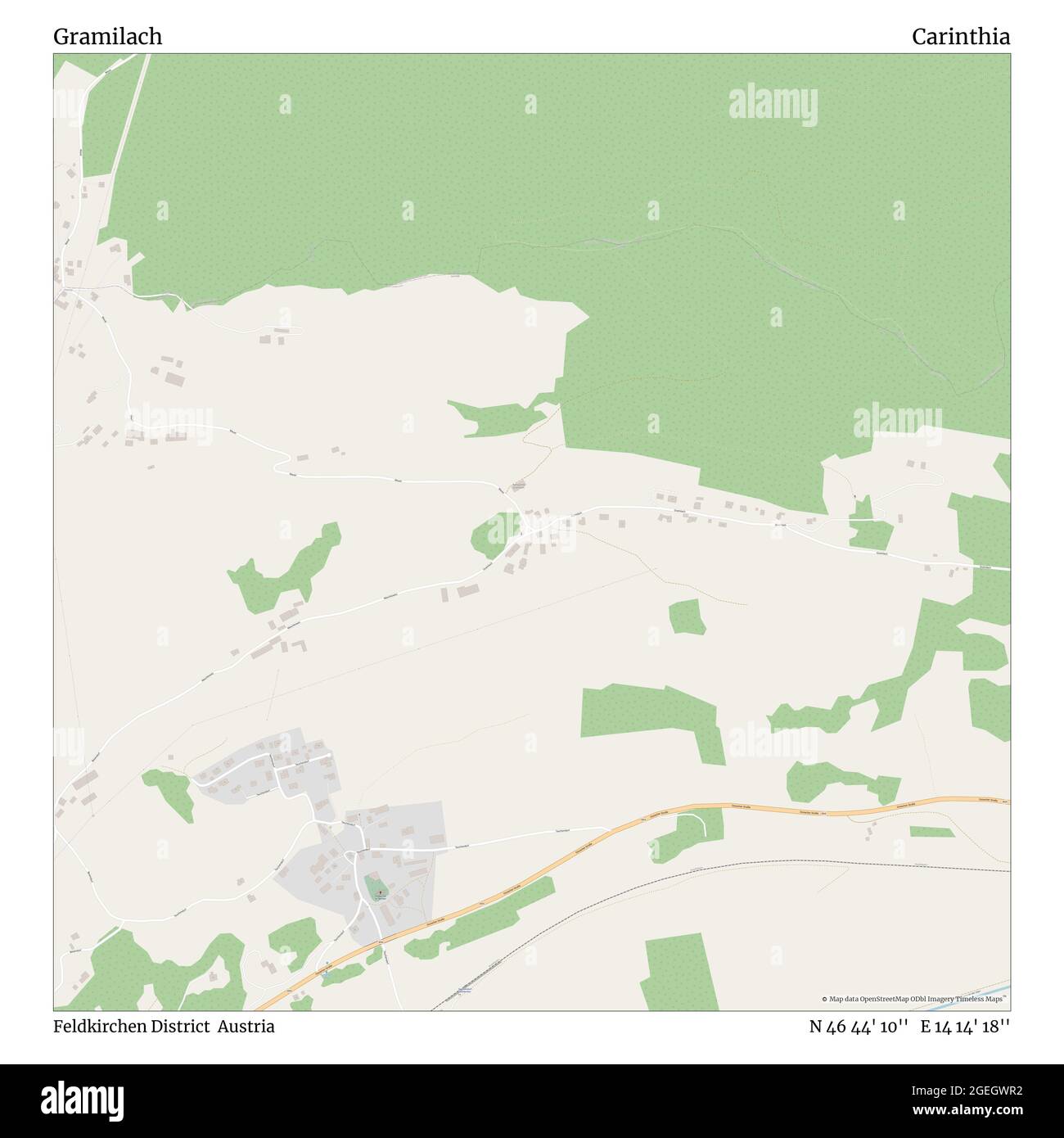 Gramilach, Feldkirchen District, Austria, Carinthia, N 46 44' 10'', E ...