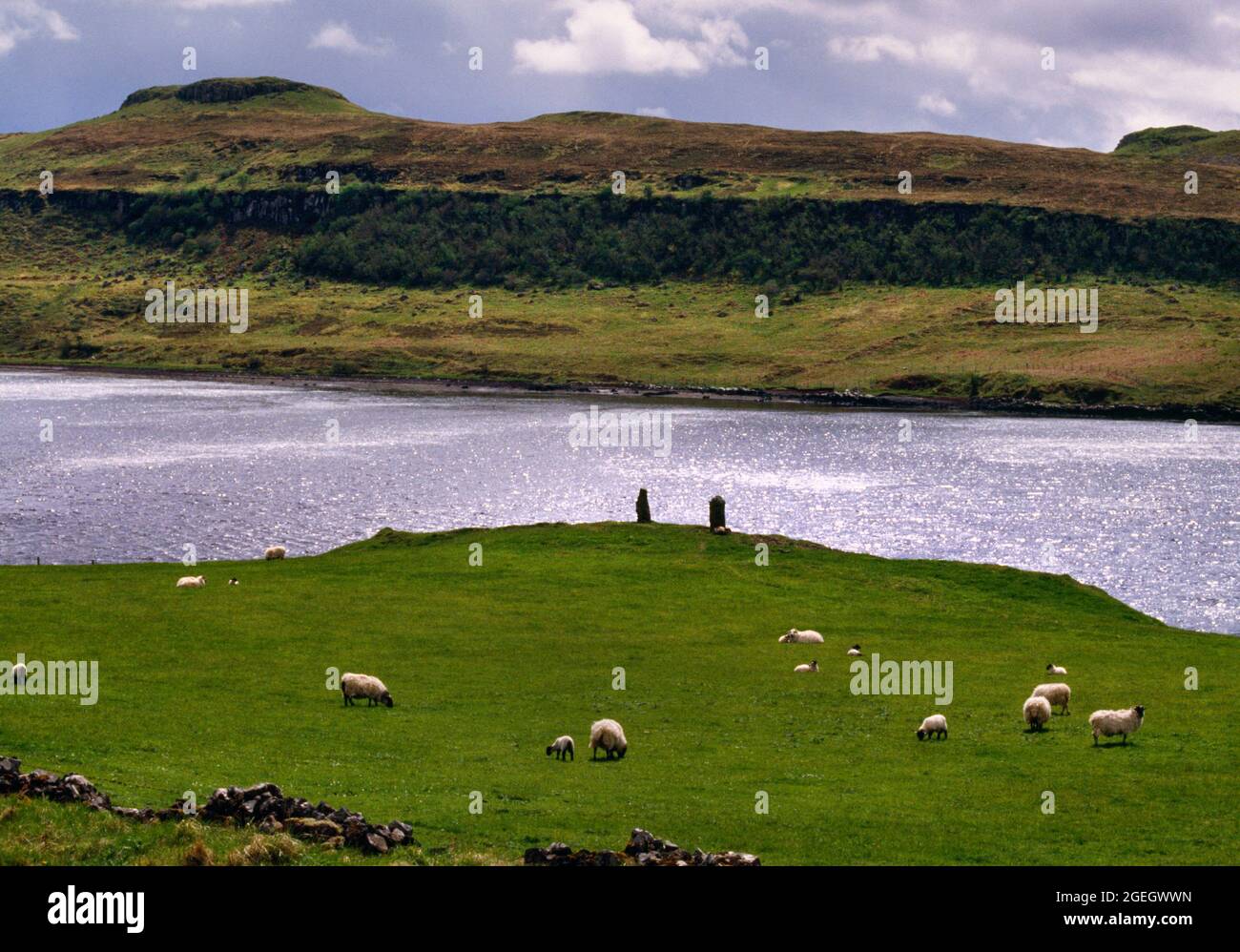 Loch eyre standing stones hi-res stock photography and images - Alamy
