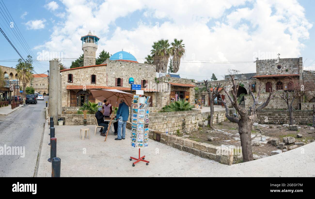 Panorama of Byblos old town, Jbeil, Lebanon Stock Photo - Alamy