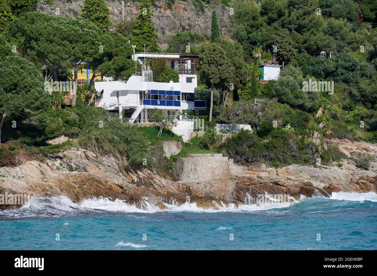 Roquebrune Cap Martin (south eastern France): E1027, modernist villa ...