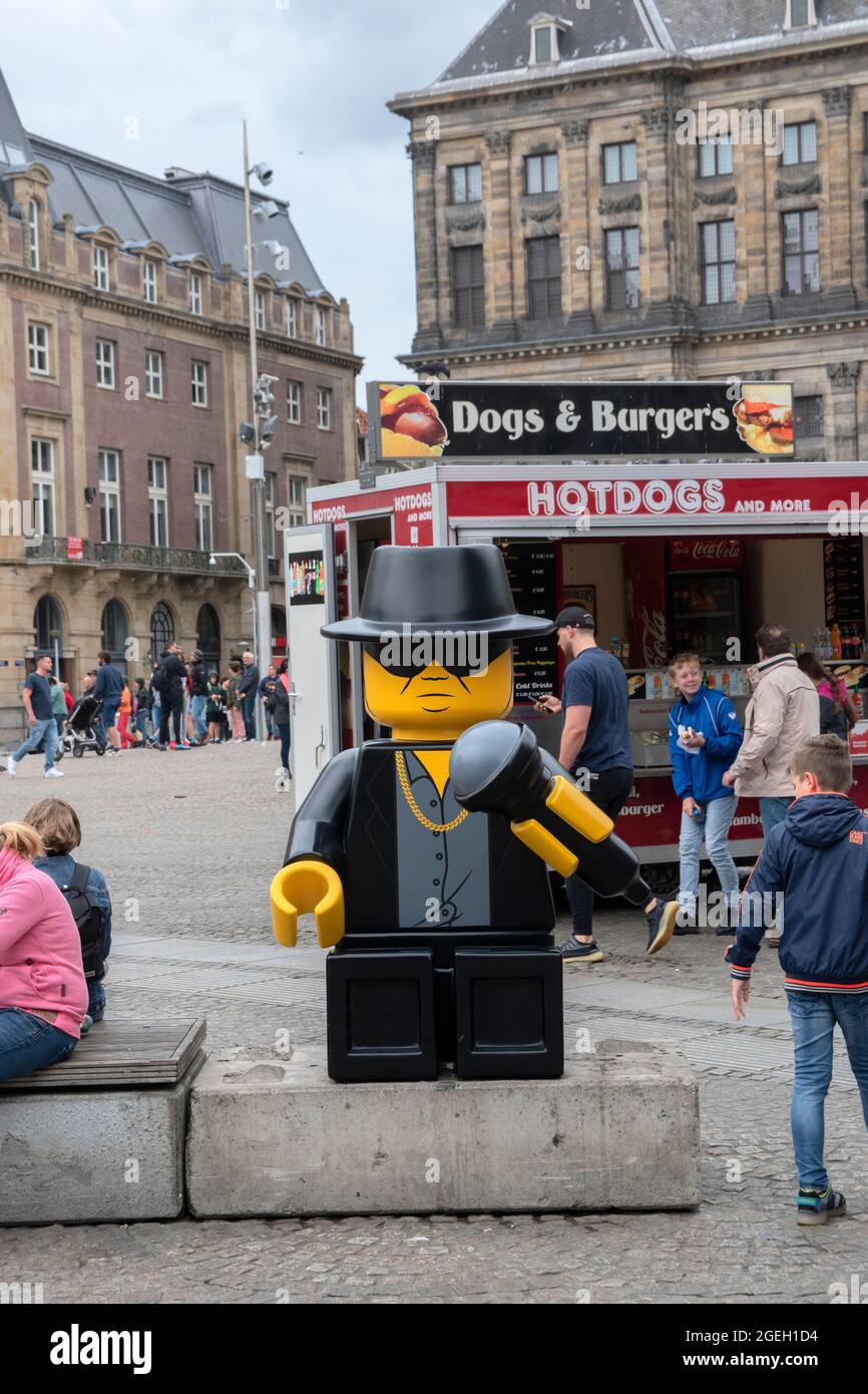 A Lego Puppet From Andre Hazes At Amsterdam The Netherlands 18-6-2021 ...