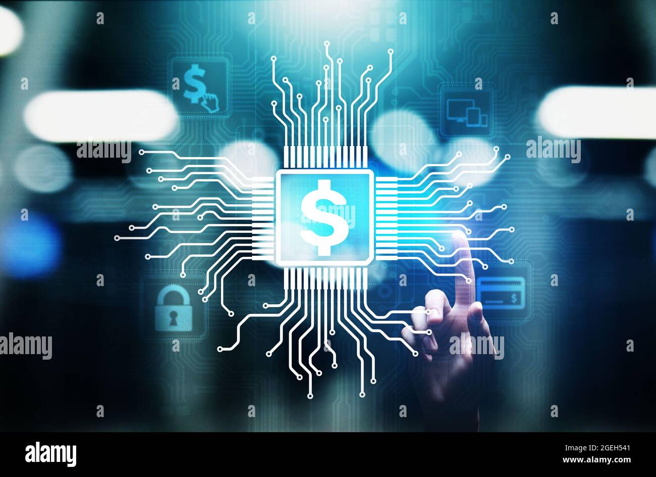 Banking DIgital Online Internet payment and financial technology ...