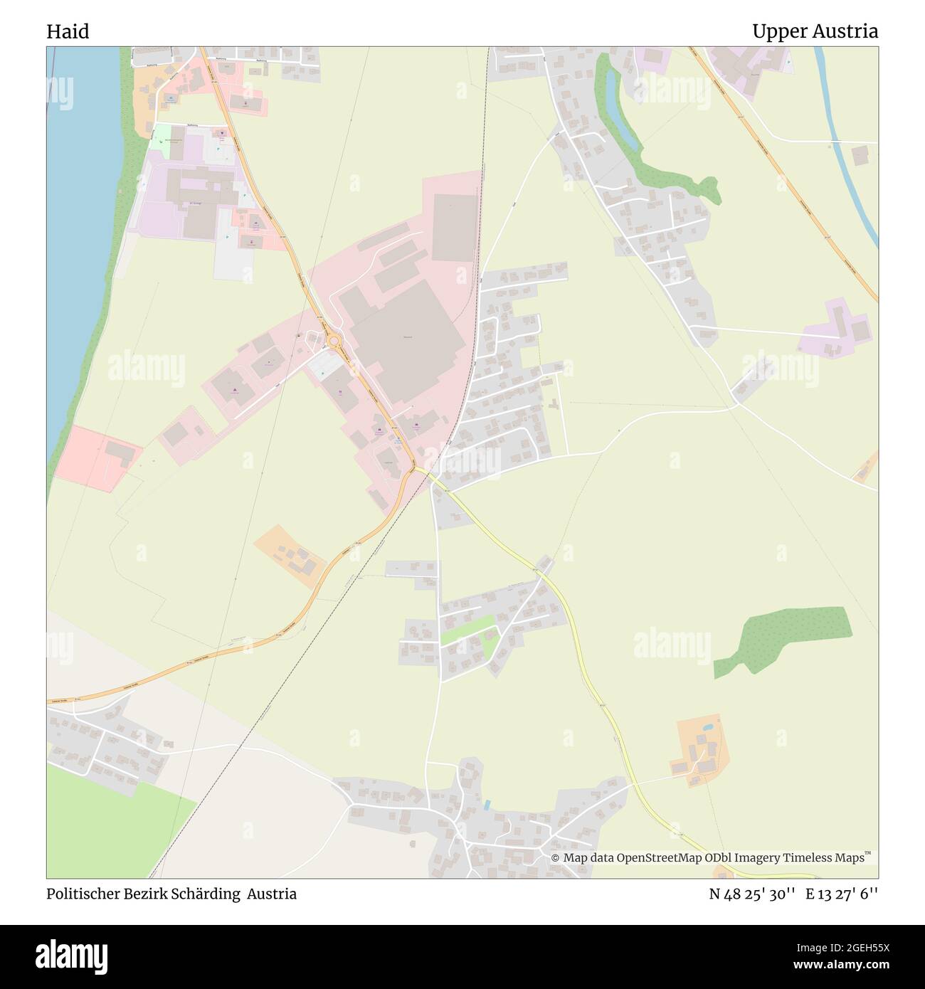 Haid, Politischer Bezirk Schärding, Austria, Upper Austria, N 48 25' 30 ...