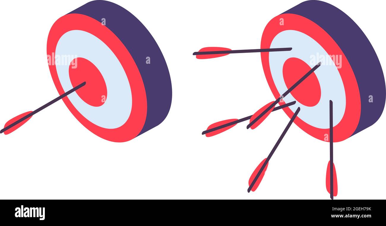 Archery targets Stock Vector Images - Alamy